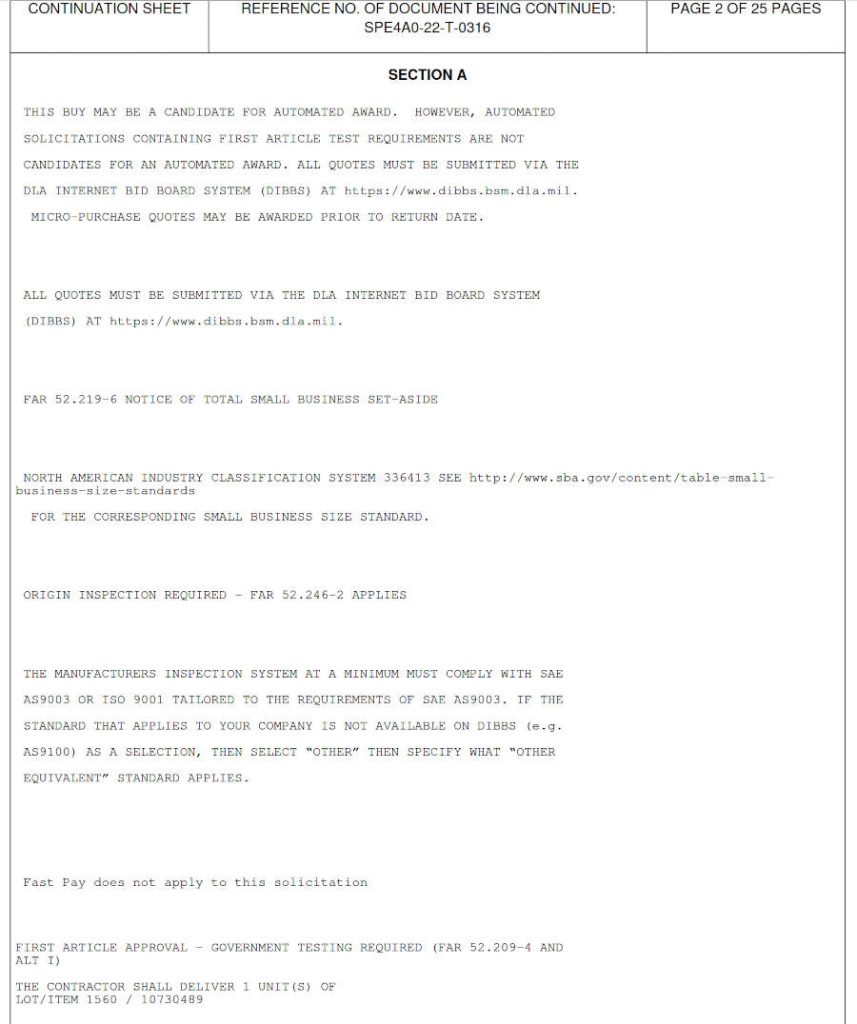 Bootcamp: How to read a government solicitation | BidLink Defense ...